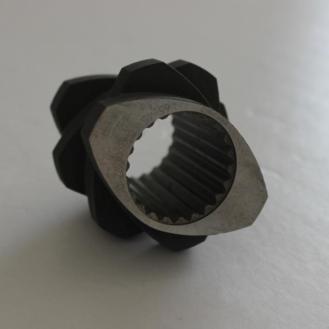 Abrasive Blasting Twin Segment Screw For Plastic Machine