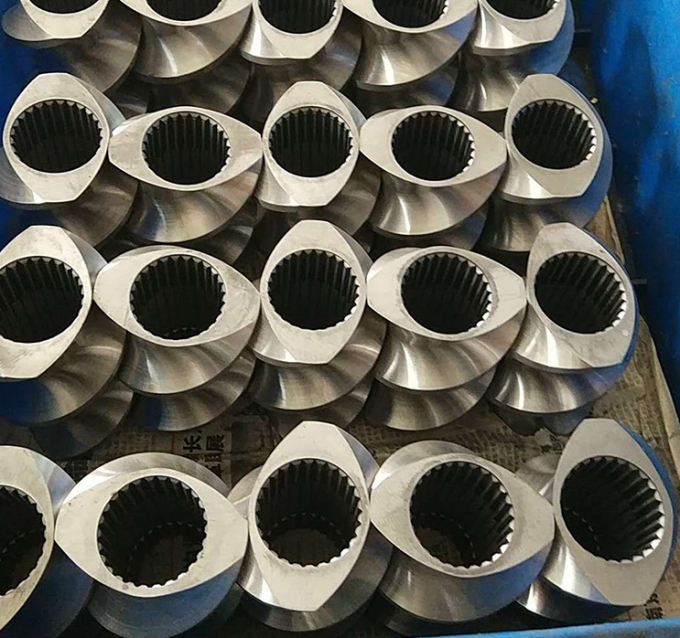 Kneading Block Twin Screw Extruder Parts For Co Rotating Extruder Screw
