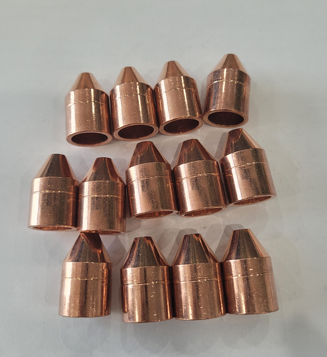 Welding Electrode Cap Tip Copper Alloy Flange Type