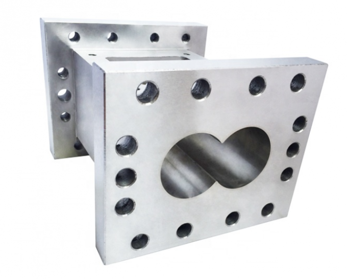 ZSE87 Twin Screw Extruder Barrel Of HIP Bimetallic Power WR14 Material