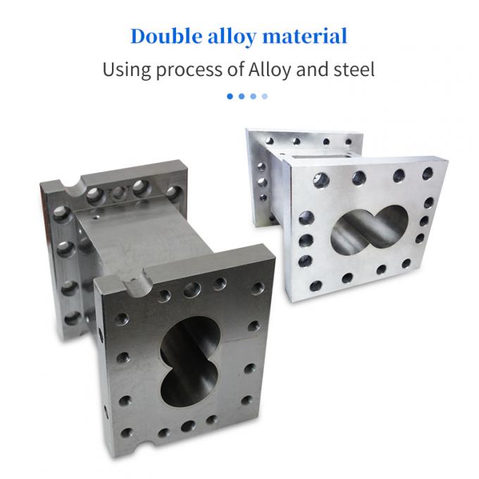 65mm Cone Double Extruder Twin Screw Element For PVC Extruder Machine