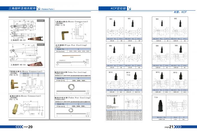 20mm 30mm Spot Welders KCF Pins For Welding Nuts