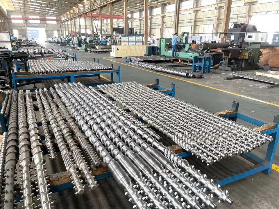 Screw Barrel / Conical Twin Screw Barrel / Extruder Screw Barrel For ...