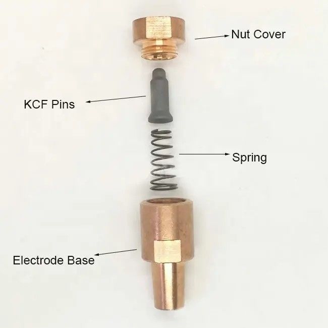 M8 KCF Guide Pins And Sleeves With Nut And Bolt Electrodes
