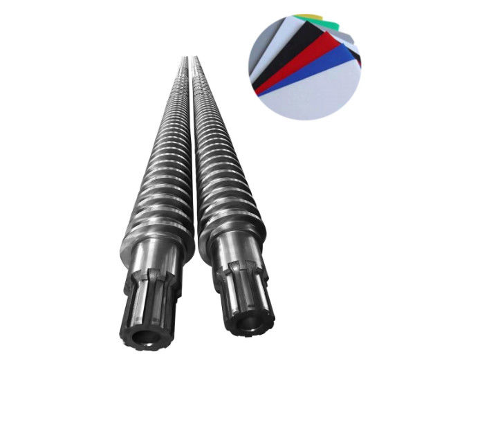Co-Rotating / Counter-Rotating Conical Twin Screws And Barrels For Extruder