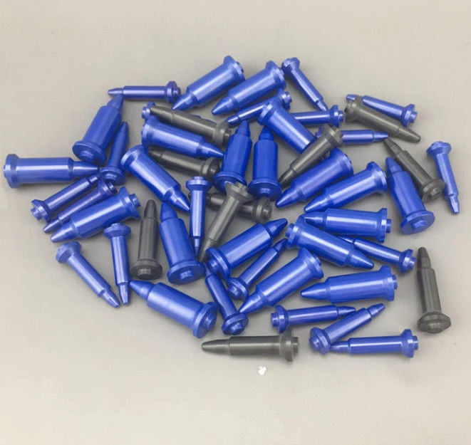 Blue Zirconia Ceramic Guide / Welding Pin With Extremely High Wear ...
