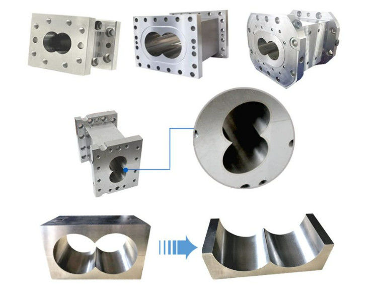 Parallel Twin Screw Extruder Spare Parts For PVC PP HDPE Film And Sheet ...