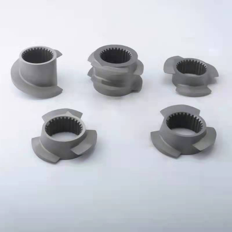 Buss Type Twin Screw Extruder Screw Elements Continuous Mixing And Melting