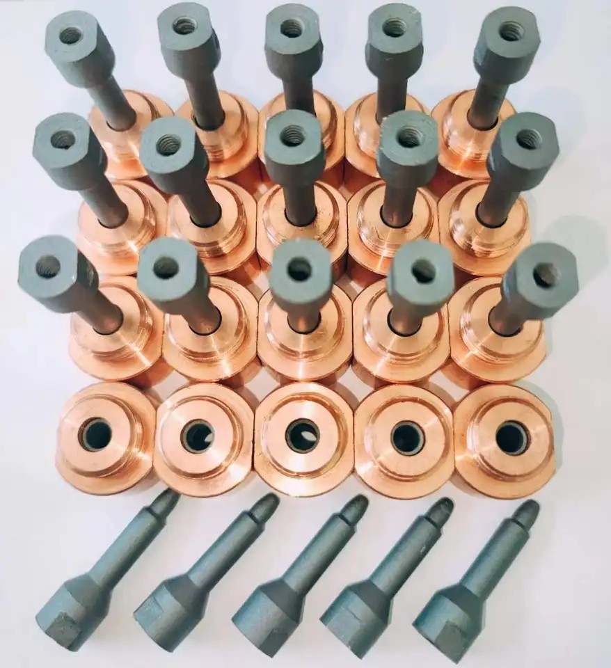 Nut Projection Welding KCF Positioning Pin Electrode Core / Cap / Cover Welding Insulation Pin