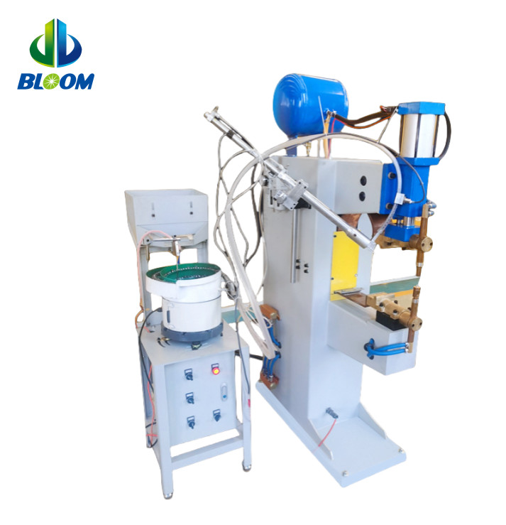 High Performance Resistance Spot Welder With Vibrating Bowl Feeder And ...