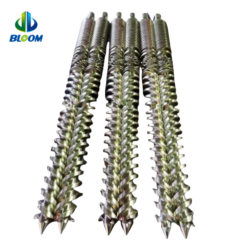High Performance Conical Twin Screw And Barrel For Pvc Sheet Pipeline ...
