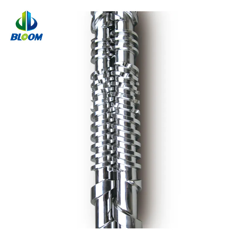 Bimetalic Conical Twin Screw And Barrel For PVC WPC TPE TPU Production