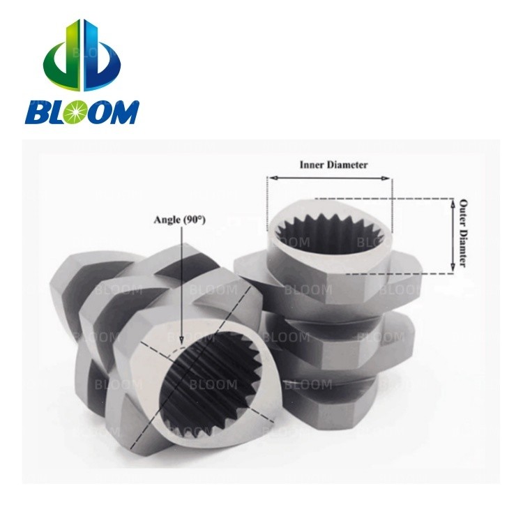 Extruded Screw And Barrel Screw Element Customized Segment For Twin ...