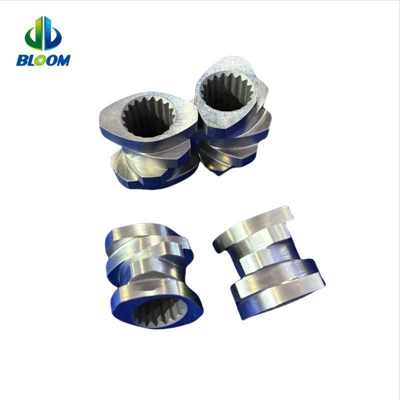 ZSK Twin Extruder Parts Screw Elements For Lithium Battery Slurry ...